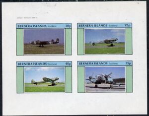 Stamp: Aircraft (Scotland, Bernera Island: Cinderella Stamps(Bernera ...