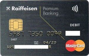 Bank Card: Premium Banking (Raiffeisen Bank, RomaniaCol:RO-MC-0389