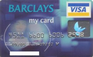 Bank Card: Barclays my card (Barclays, PortugalCol:PT-VI-0128
