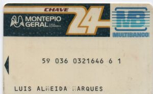 Bank Card: Montepio Geral Chave 24 Caixa Economica (Montepio Geral ...