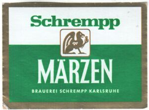 Drink Label: Schrempp Märzen (Brauerei Schrempp, Germany, Federal ...