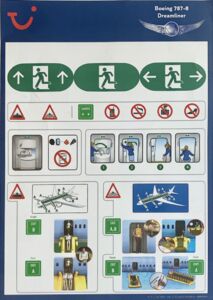 Safety Card: Boeing 787-8 Dreamliner (TUI Fly Netherlands ...