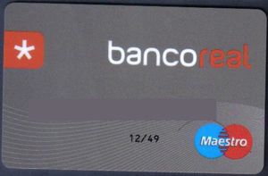 Bank Card: Banco Real (Banco Real, VenezuelaCol:VE-MS-0202
