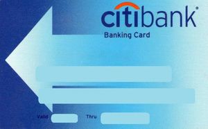 Bank Card: CITIBANK - Banking Card (Citibank, VenezuelaCol:VE-MS-0209.01
