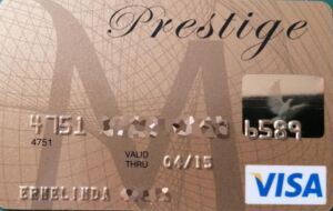 Bank Card: Prestige (Banco Millennium Angola S.A., AngolaCol:AO-VI-0001