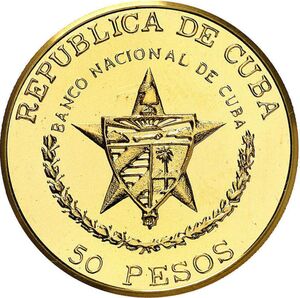 Moneda: 50 Pesos (Assault of the Moncada Garrison) (Cuba(1989 - Assault ...