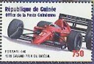 Stamp: Ferrari 640 (Guinea(History of Race Cars (2002)) Sn:GN 2109f
