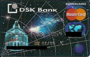 Bank Card: Dsk Bank MasterCard Eurocard - 10/01 (DSK Bank, BulgariaCol ...