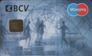 Bank Card: BCV bank Debit Card (BCV bank, SwitzerlandCol:CH-MS-0002.01
