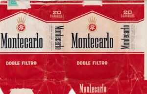 Cigarette Pack: Montecarlo (Dominican RepublicCol:DO-CT-0012