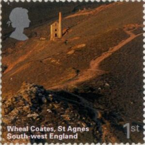 Stamp: Wheal Coates, St Agnes (United Kingdom of Great Britain ...