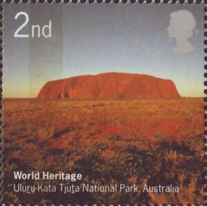 Stamp: Uluru-Kata Tjuta National Park, Australia (United Kingdom of ...