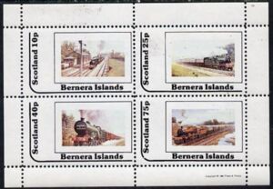 Stamp: Locomotives (Scotland, Bernera Island: Cinderella Stamps ...