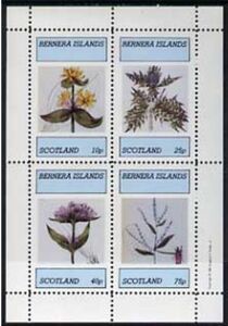 Stamp: Flowers (Scotland, Bernera Island: Cinderella Stamps(Bernera ...