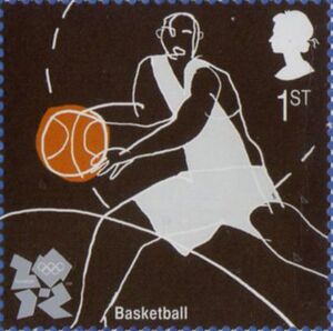 Stamp: Basketball (United Kingdom of Great Britain & Northern Ireland ...
