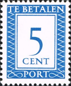 Stamp: Postage due (Netherlands(Postage due - 1947-1958 - Watermark ...