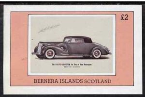 Stamp: Cars (Scotland, Bernera Island: Cinderella Stamps(Bernera Island ...