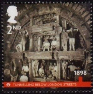 Stamp: London Underground - 1898 (United Kingdom of Great Britain ...