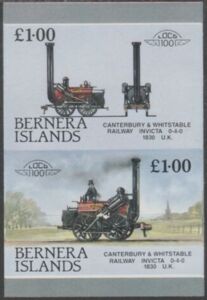 Stamp: Locomotives (Scotland, Bernera Island: Cinderella Stamps ...
