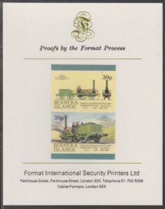 Stamp: Locomotives (Scotland, Bernera Island: Cinderella Stamps ...