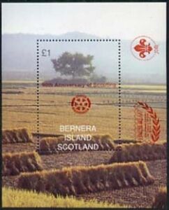 Stamp: Scouting (Scotland, Bernera Island: Cinderella Stamps(90th ...