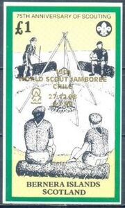 Stamp: Scouting (Scotland, Bernera Island: Cinderella Stamps(Bernera ...