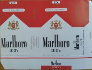 Cigarette Pack: Marlboro 100's (El SalvadorCol:SV-CT-0006