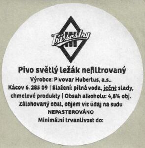 Drink Label: Tri sestry (Pivovar Kácov, Czech RepublicCol:CZ-BEER-053246