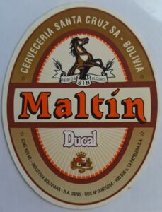 Drink Label: Maltin (Cervecería Santa Cruz, BoliviaCol:BO-MALT-000003