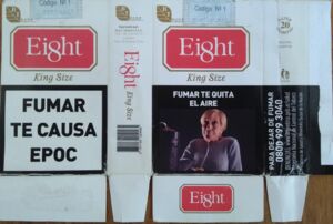 Paquete de Cigarrillos: Eight 2021 (Argentina(Eight 2021) Col:AR-CT-3932