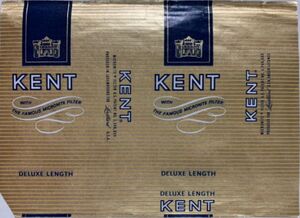 Cigarette Pack: Kent (LuxembourgCol:LU-CT-0009