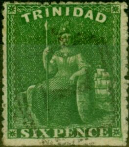Stamp: Seated Britannia (Trinidad(Seated Britannia Definitives 1859 ...
