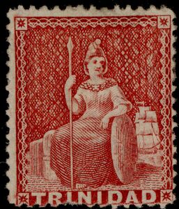 Stamp: Seated Britannia (Trinidad(Seated Britannia Definitives 1859 ...
