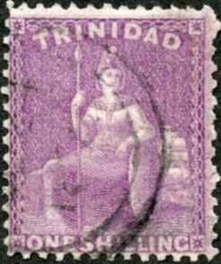 Stamp: Seated Britannia (Trinidad(Seated Britannia Definitives 1859 ...