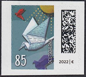 Timbre: Letters as Bird (Allemagne, République Fédérale(World of the ...