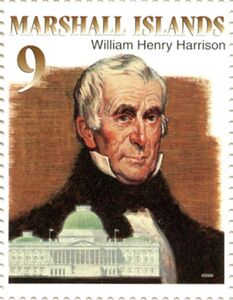 Stamp: William Henry Harrison (1773-1841), US Capitol Building ...