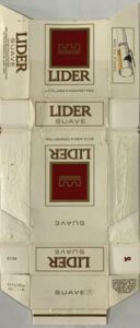 Cigarette Pack: Lider (EcuadorCol:EC-CT-0007