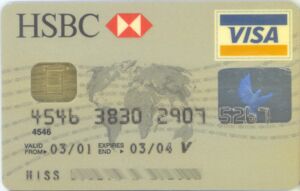 Bank Card: HSBC Visa (HSBC, United Kingdom of Great Britain & Northern ...