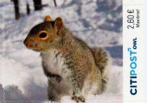 Postzegel: Winter (Duitsland, moderne privé postkantoren(CITIPOST OWL ...