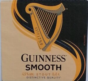 Drink Label: Guinness Smooth (Heineken United Breweries, RussiaCol:RU ...