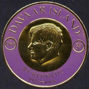 Stamp: Robert F. Kennedy (Scotland, Davaar Island: Cinderella Stamps ...