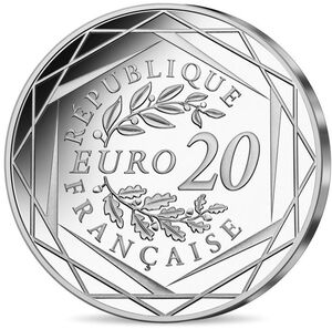 Coin: 20 Euro (20 Years Of The Euro) (France(2001~Today - Euro ...