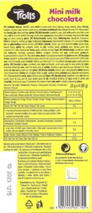 Chocolate Wrapper: DreamWorks Trolls Mini Milk Chocolate (LLS Sławomir ...