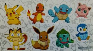 Meal Toy: Pokemon Stickers (Snacks, Europe(Pokemon) Col:DOL-2022-0001 🧸
