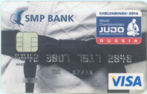 Tarjeta de Banco: SMP Bank Visa Judo (SMP Bank, RusiaCol:RU-VI-2360