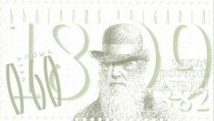 Stamp: Charles Darwin (Bulgaria(200th Birthdays of Famous People) Mi:BG ...