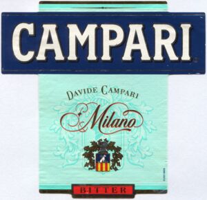 Drink Label: Campari (Davide Campari S.P.A, ItalyCol:IT-APE-000028