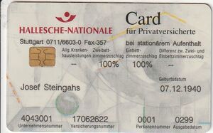 Functional Card: Hallesche Nationale Card fur Privatversicherte ...