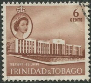 Stamp: Treasury Building (Trinidad and Tobago(Pictorial Definitives ...