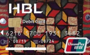 Bank Card: Hbl (Habib Bank Ltd,, PakistanCol:PK-UP-0006